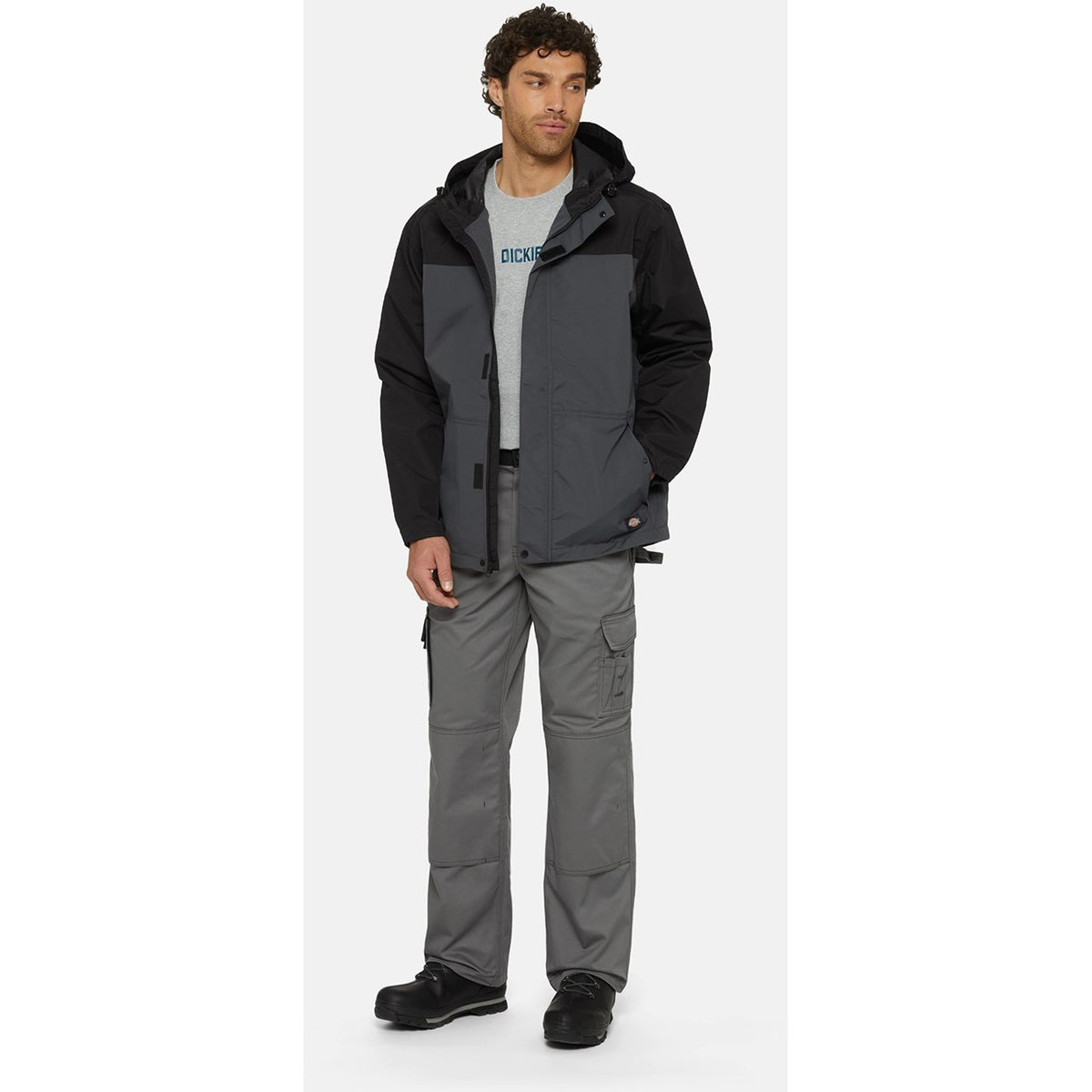 Men's Dickies Charcoal Waterproof Rain Jacket – safety-giant