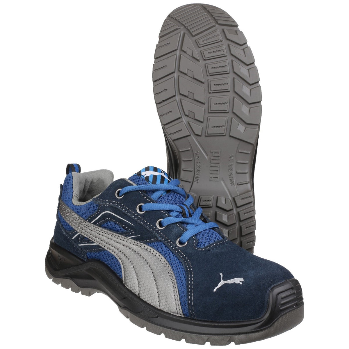 Men's Puma Safety Blue Omni Sky Low Safety Shoe – safety-giant