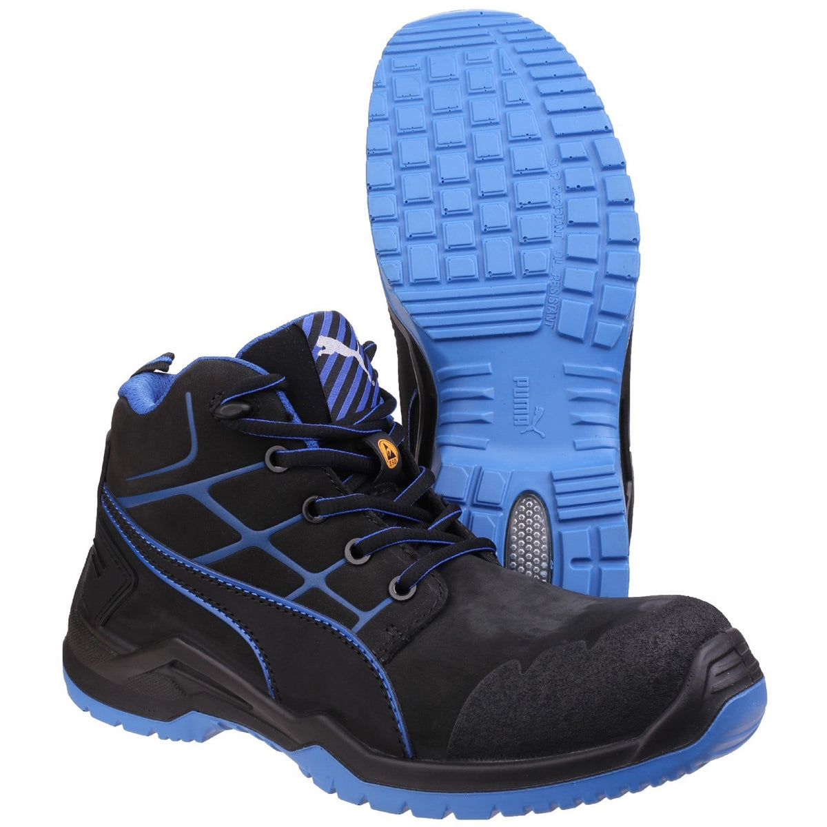 Men's Puma Safety Blue Krypton Lace-up Safety Boot – safety-giant