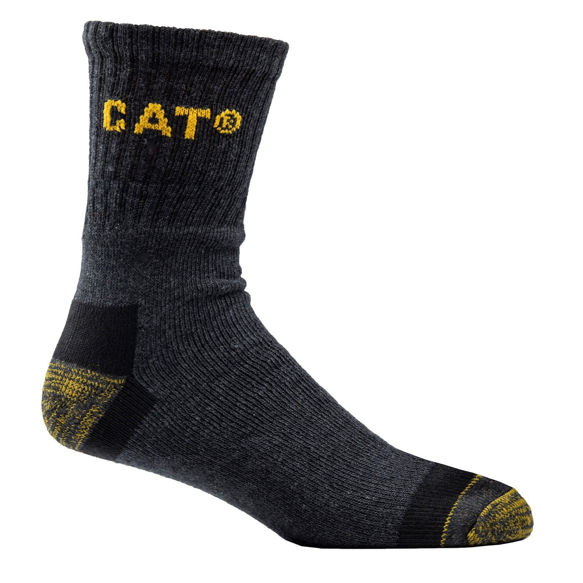Men's Caterpillar Charcoal Premium Work Sock 3 Pair Pack – safety-giant