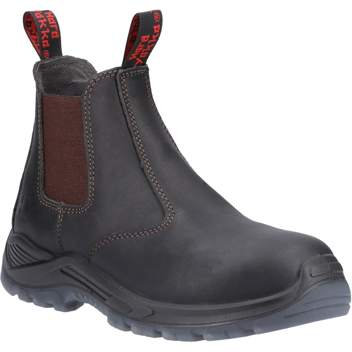 Men's Hard Yakka Brown Banjo Elastic Gusset Safety Dealer – safety-giant