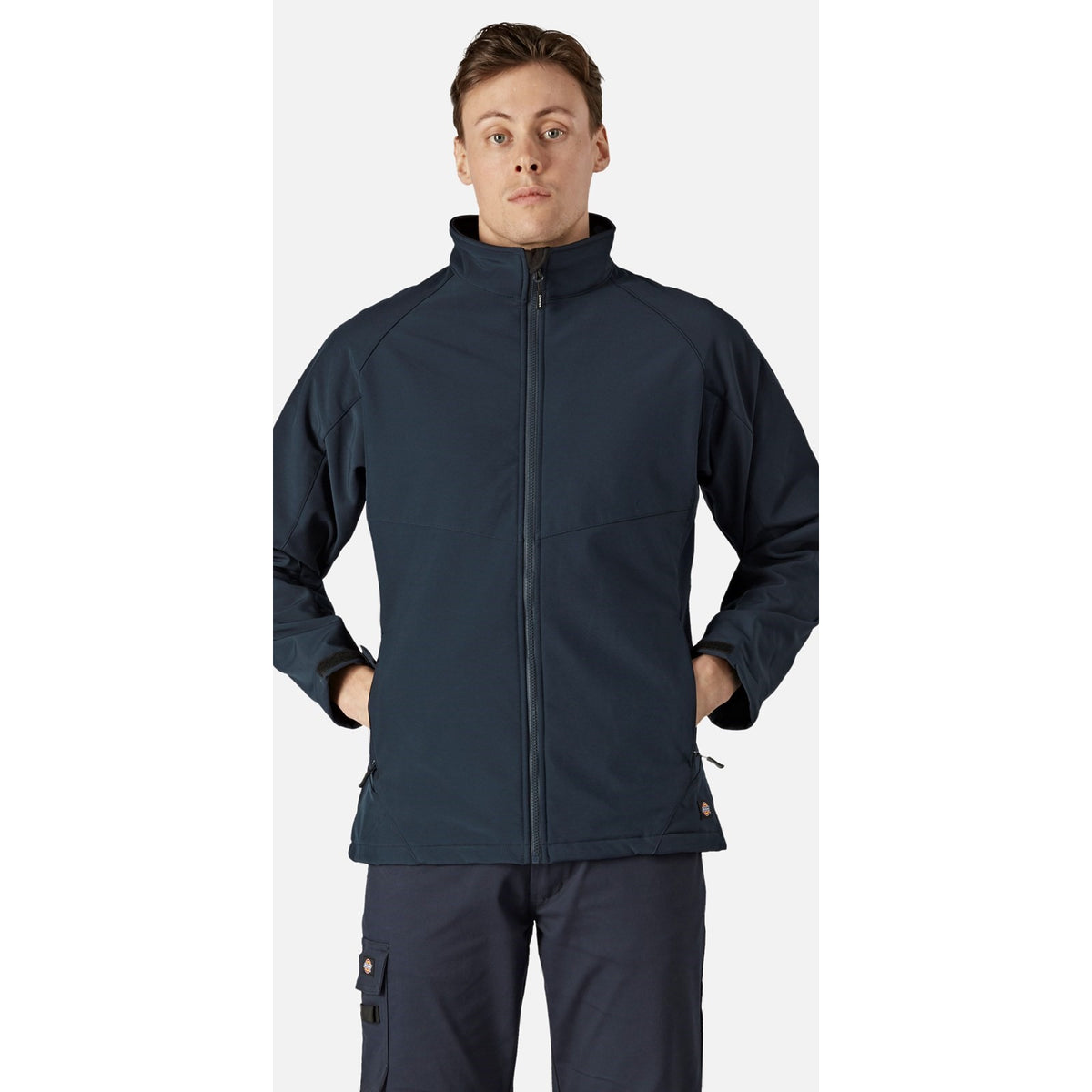 Men's Dickies Navy Blue Softshell Jacket – safety-giant