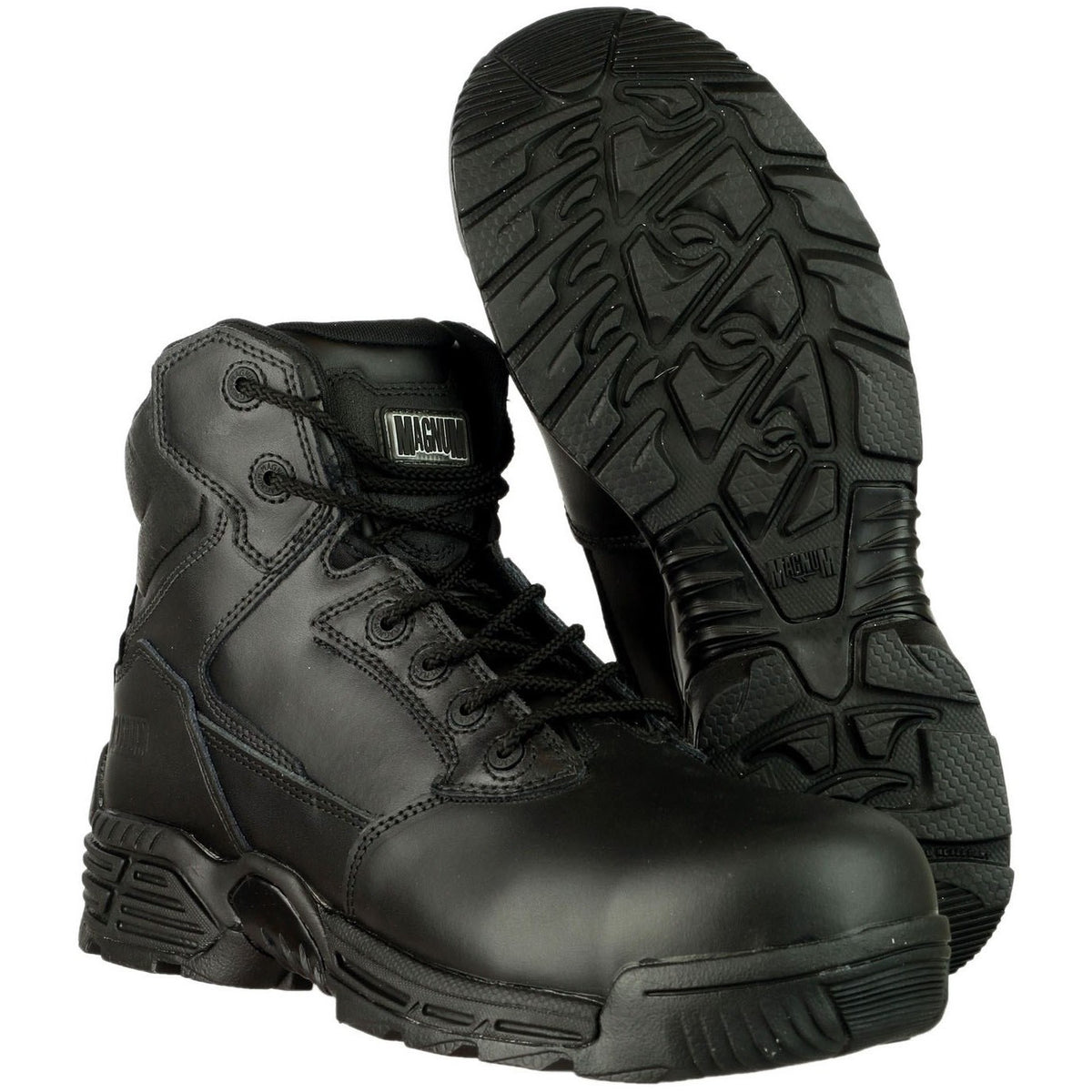 Unisex Magnum Black Stealth Force 6.0 CT CP Uniform Safety Boot ...