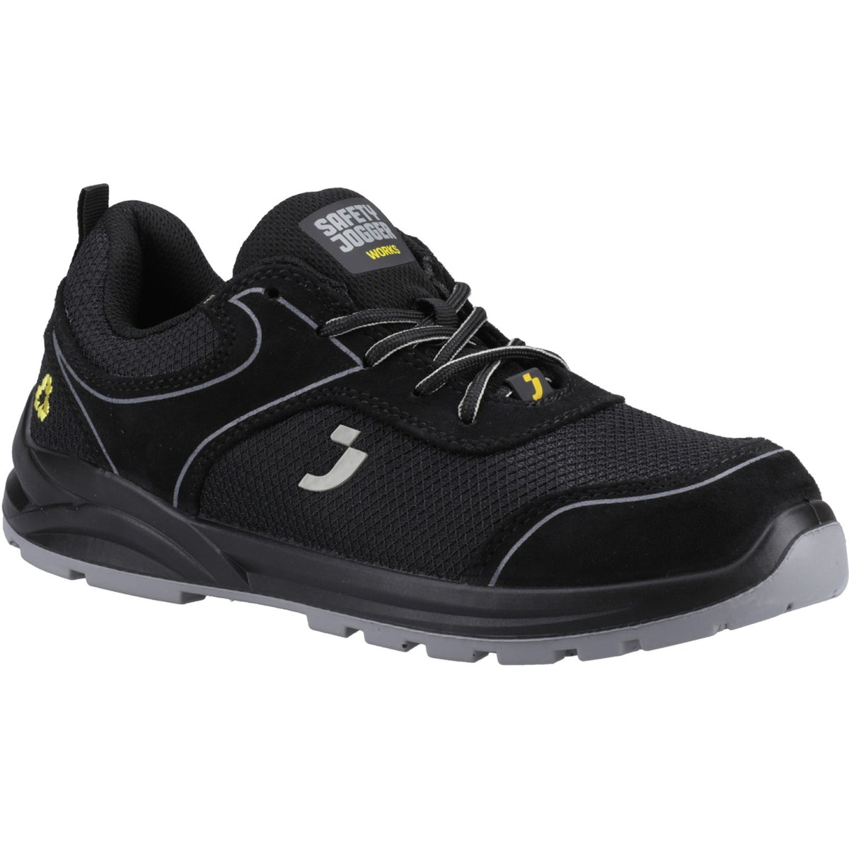 Women's Safety Jogger Black Eco Cador Safety Shoe – safety-giant